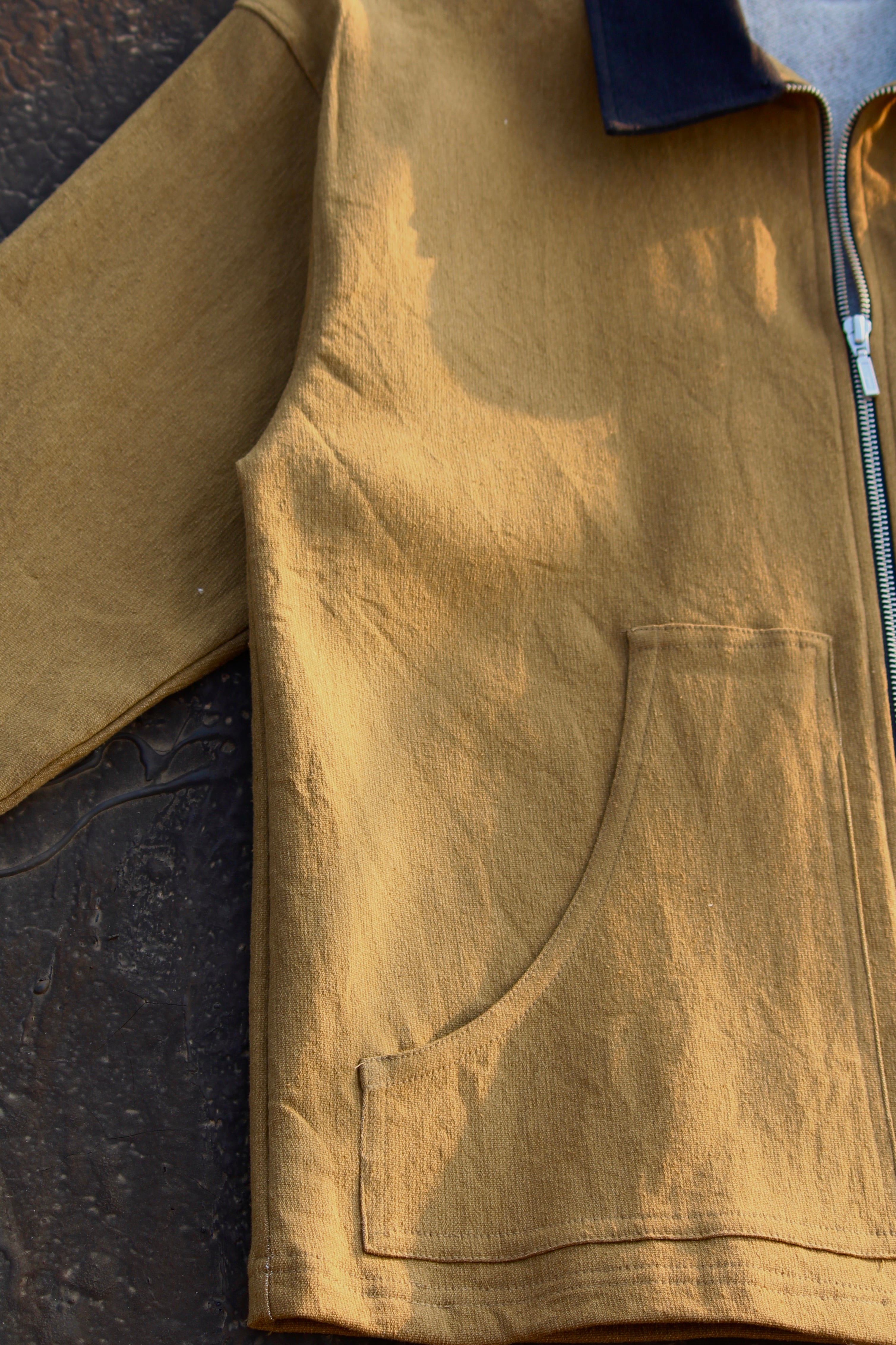 MUSTARD DENIM JACKET – Discret